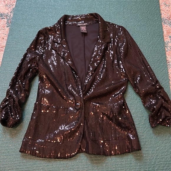 About A Girl | Jackets & Coats | Sequin Sparkly Blazer | Poshmark